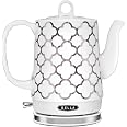 Amazon.com: BELLA Electric Kettle & Tea Pot - Ceramic Water Heater with ...