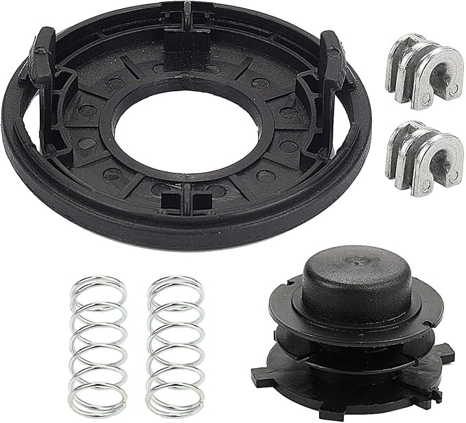 Amazon.com: Trimmer Head Spool Cover + Spring Eyelet Sleeve for Stihl ...