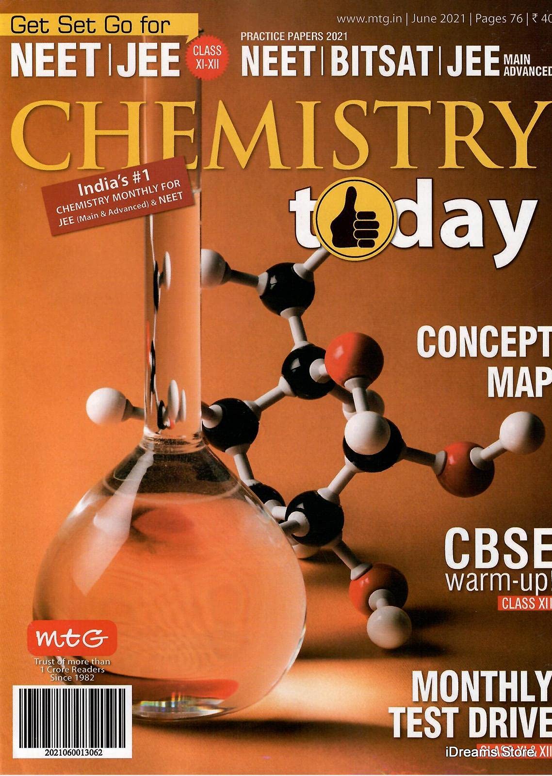 Chemistry Today June 2021 Get Set Go For NEET JEE Practice Papers