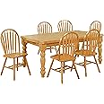 Amazon.com - Sunset Trading Oak Selections Dining Table Set, Light ...