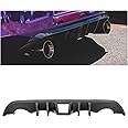 Amazon.com: KUAFU Rear Bumper Diffuser Compatible with 2009-2020 Nissan 370Z Z34 2Door Coupe ...