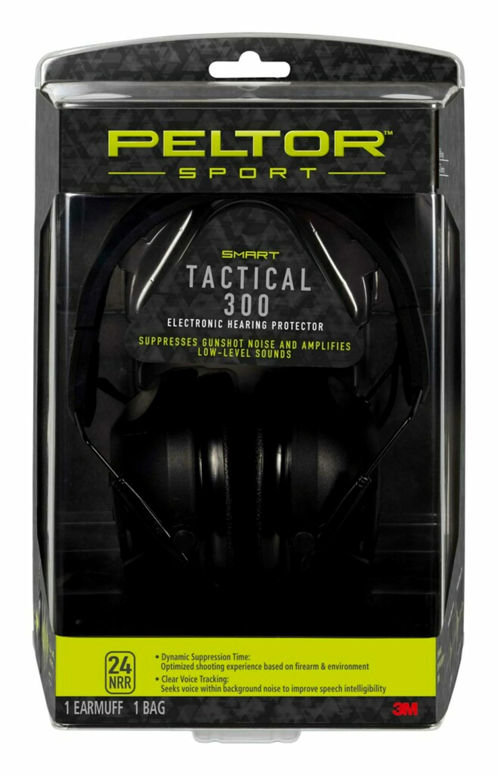 Peltor Sport Tactical 300 Smart Electronic Hearing Protector, Bluetooth ...