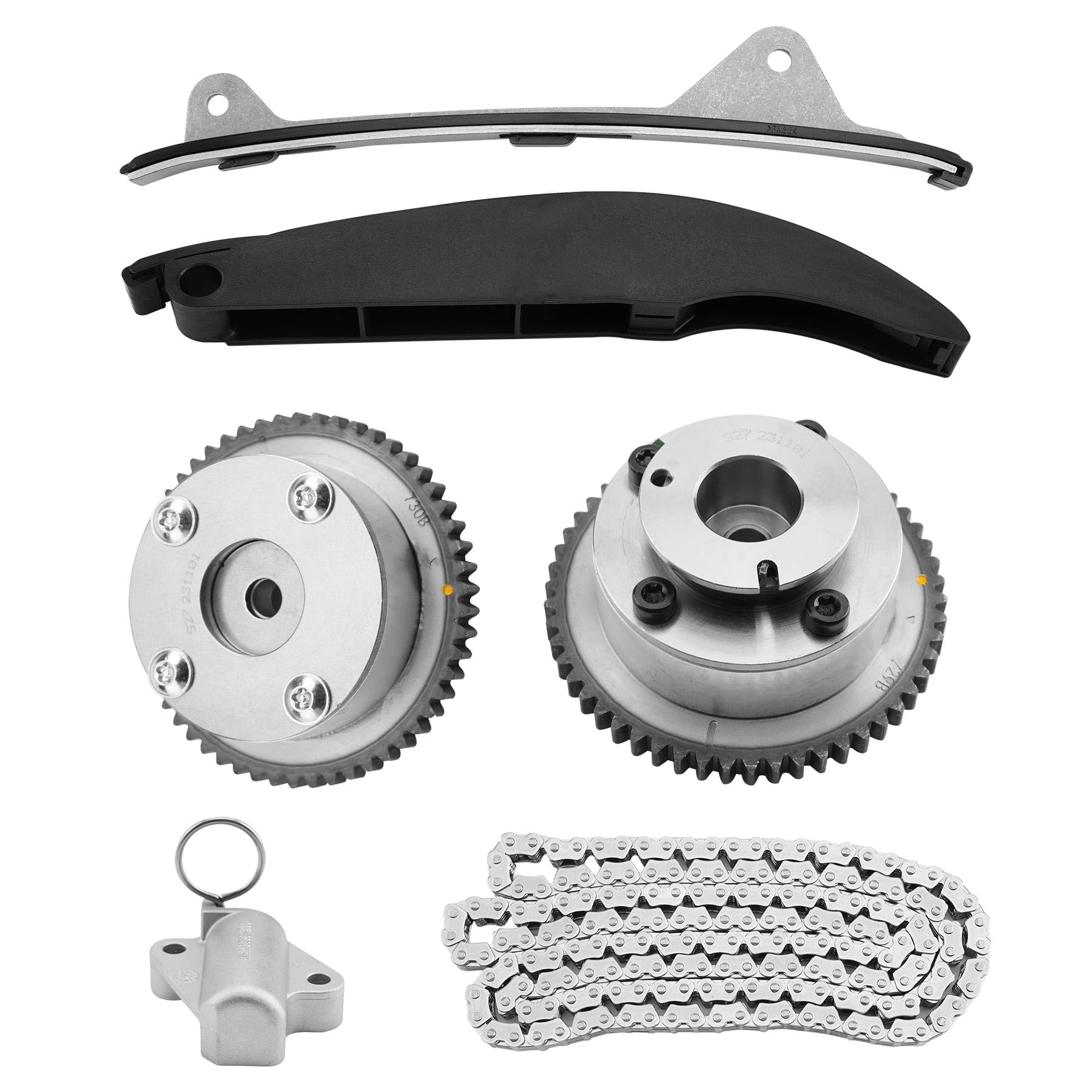Timing Chain Kit With Intake/Exhaust VVT Gear Sprocket, Compatible with 2011-2014 Hyundai ...