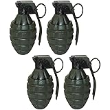 Amazon.com: Toy Essentials Gray Pineapple Hand Grenades with Sound Effects - 4 Pack : Toys & Games