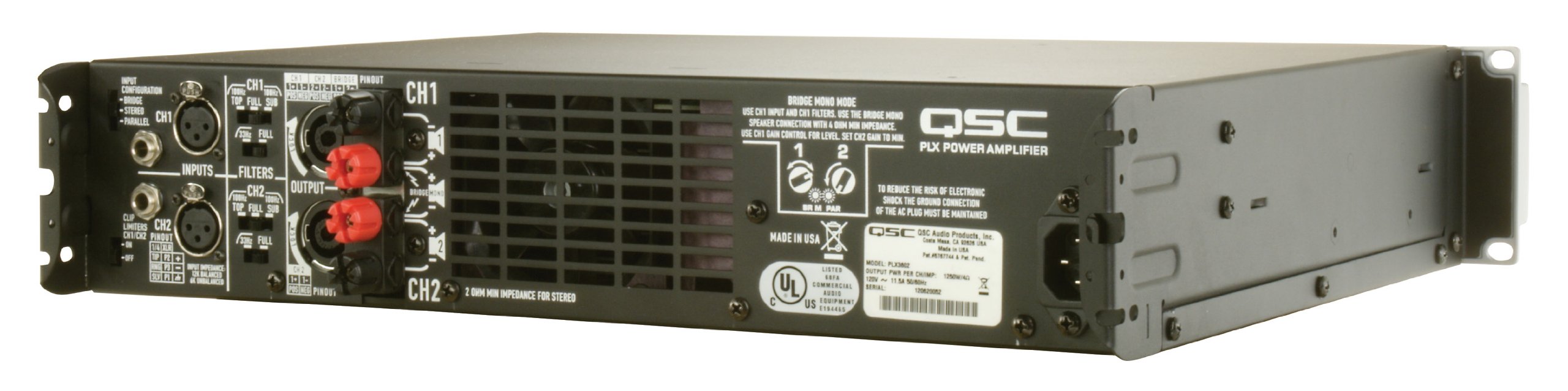 Mua QSC PLX3602 1250 Watt 2 Channel Lightweight Power Amplifier trên ...