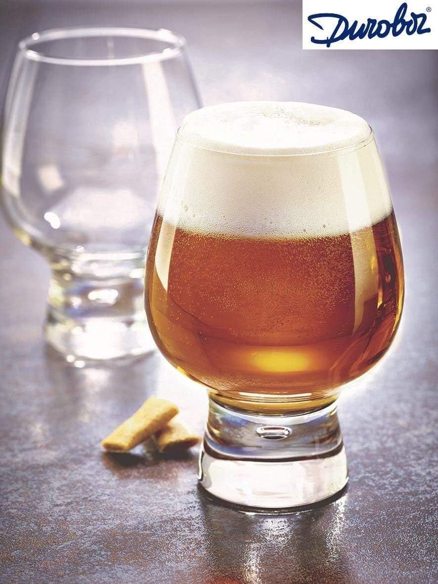 Durobor Set of 6 Fjord Bubble Beer Glasses, 660ml, 1.1 pint - G-0478/66 ...