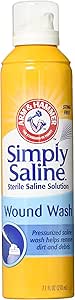 Amazon.com: Arm & Hammer Simply Saline Wound Wash Helps Remove Dirt and ...