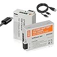 Amazon.com: Mspalocell LP-E8 Battery, 2 Pack Rebel T3i Battery LP-E8 USB Direct Charging ...