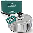 Amazon.com: MAGNAWARE Cast Aluminum Sauté Pan with Lid 12 inch - Oven ...