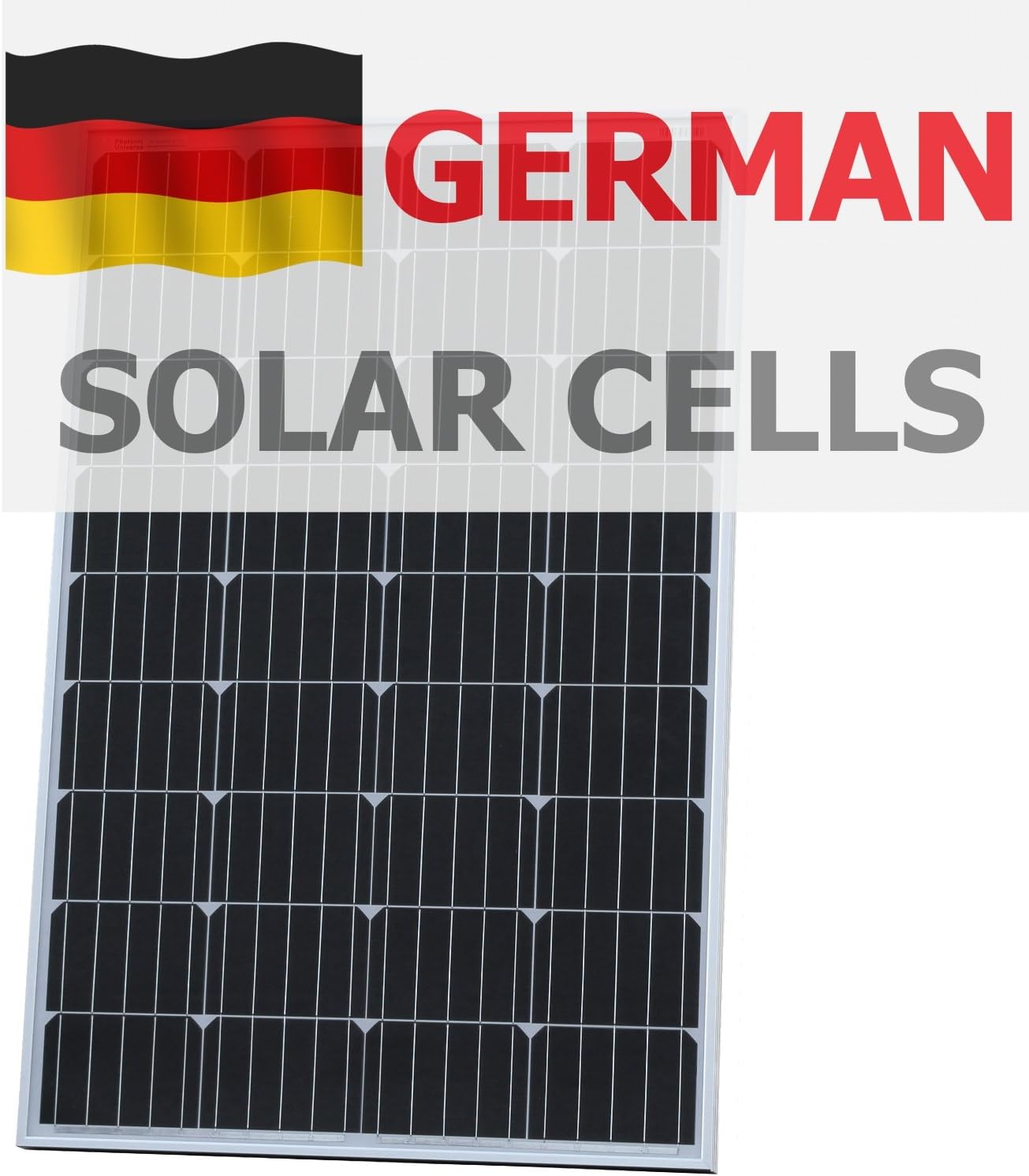 120W Photonic Universe solar panel made of German solar: Amazon.co.uk ...