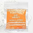 Amazon.com: Clear Non-Latex 100 counts, Intraoral Elastic Bands Orthodontic Elastics Dental ...