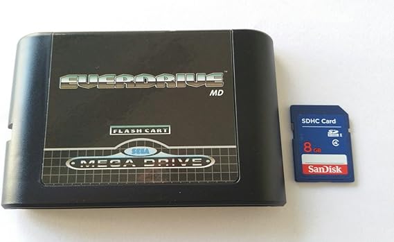 Everdrive Sega Megadrive MD genesis Flash Cart Mega Drive + 8 Gb Sd ...
