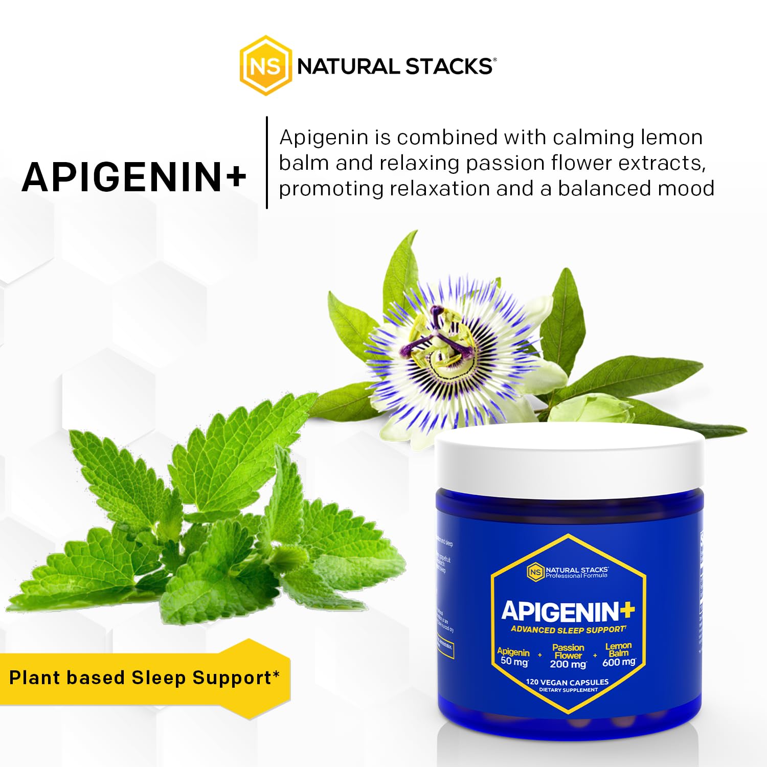 Mua NATURAL STACKS Apigenin Supplement for Sleep - 50mg Apigenin ...