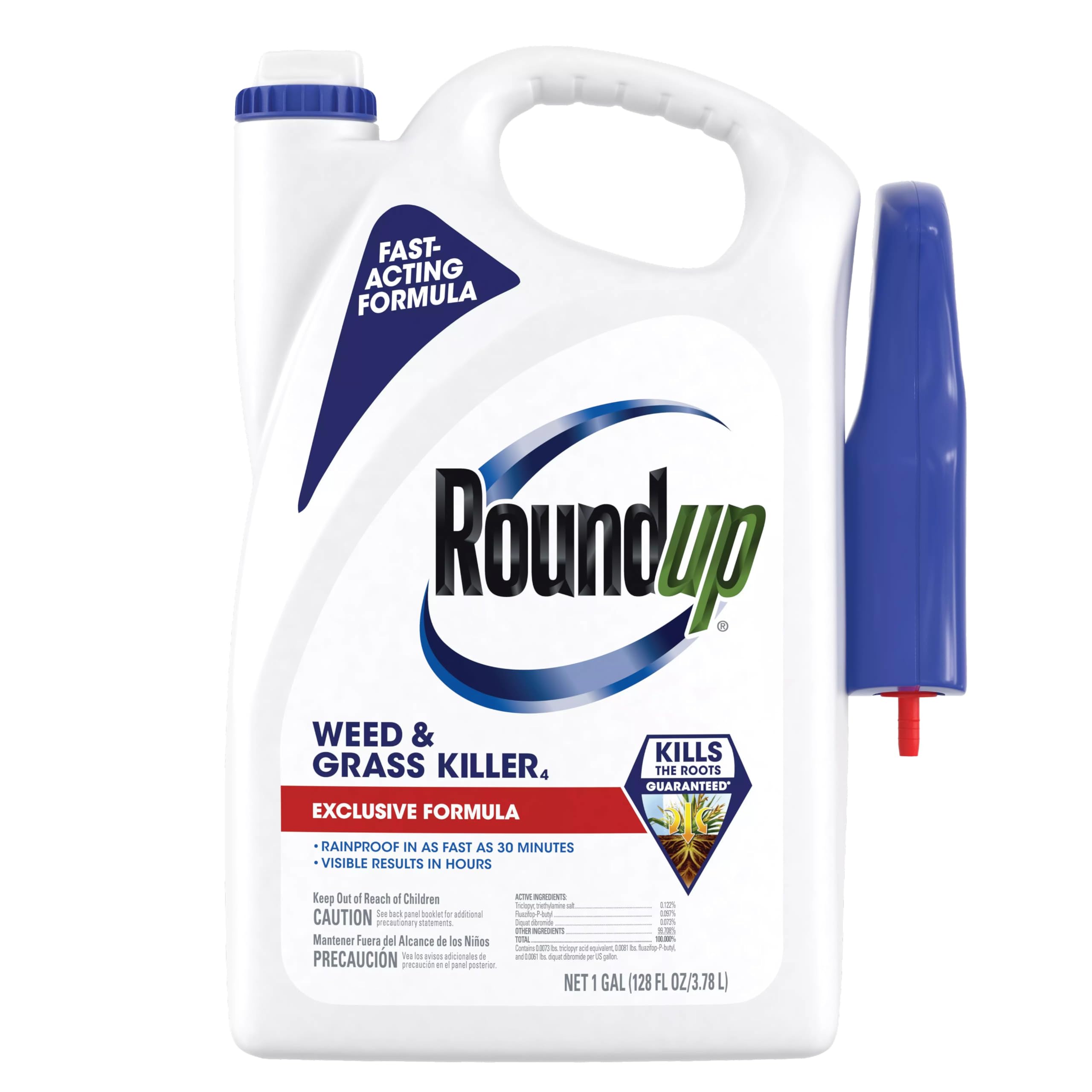 Roundup And Grass Killer4 with Trigger Sprayer, Use in and Around ...