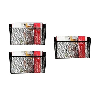 Buy DESIGNA Binder Holder Wall Mount, Mesh Bin Office Wall Folder File ...