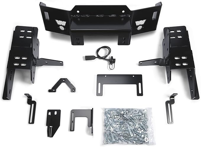 WARN 98055 Hidden Winch Bracket Kit, Fits: Ford Super Duty F-250, 350 ...
