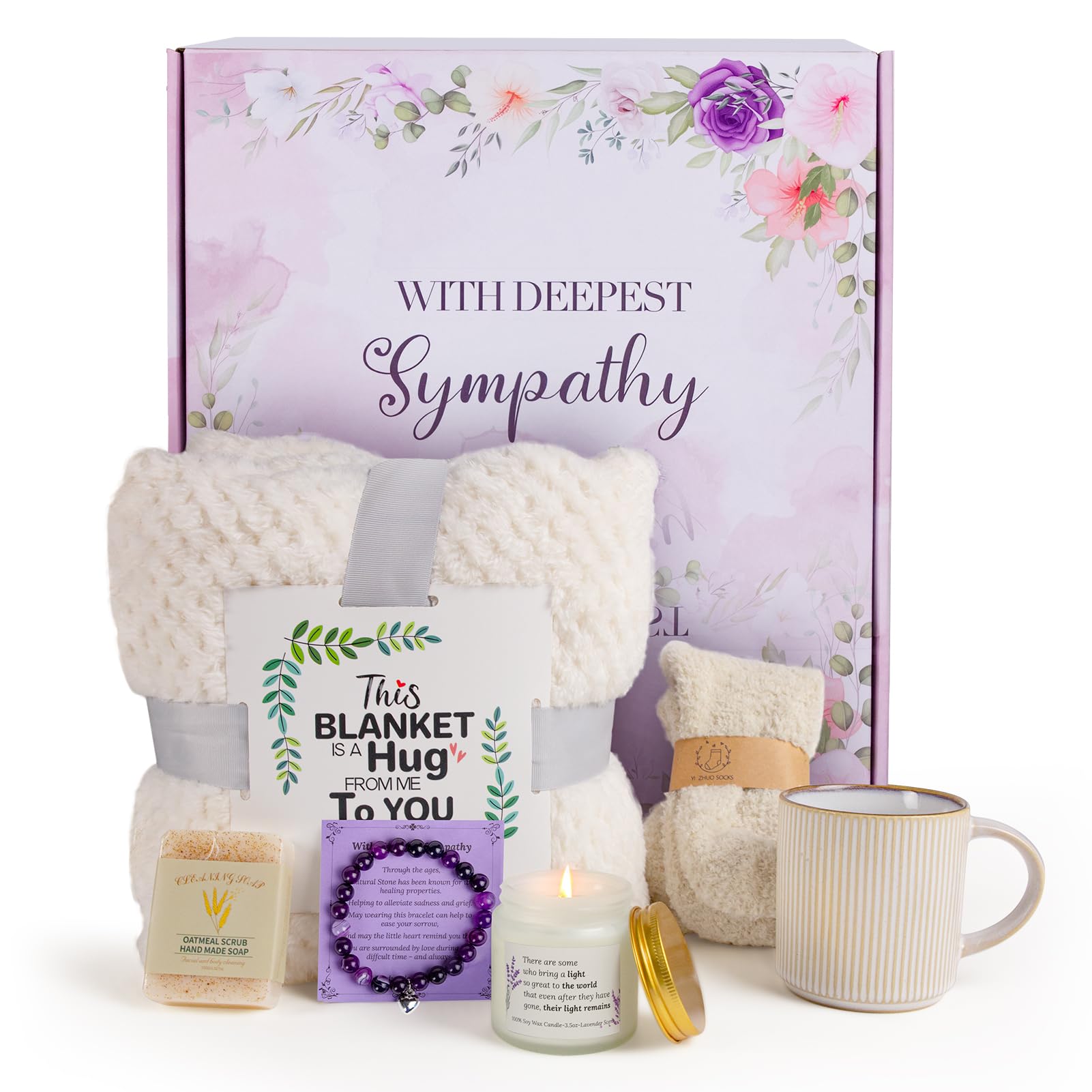 Sympathy Gift Baskets, Care Package for Women, Soothe Grief Sympathy ...