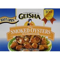 Amazon.com: Geisha Smoked Oysters 3.75 oz (Pack of 6) : Grocery ...