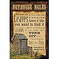 Amazon.com: ZMKDLL Bathroom Outhouse Rules 8" X 12" Metal Sign Metal ...