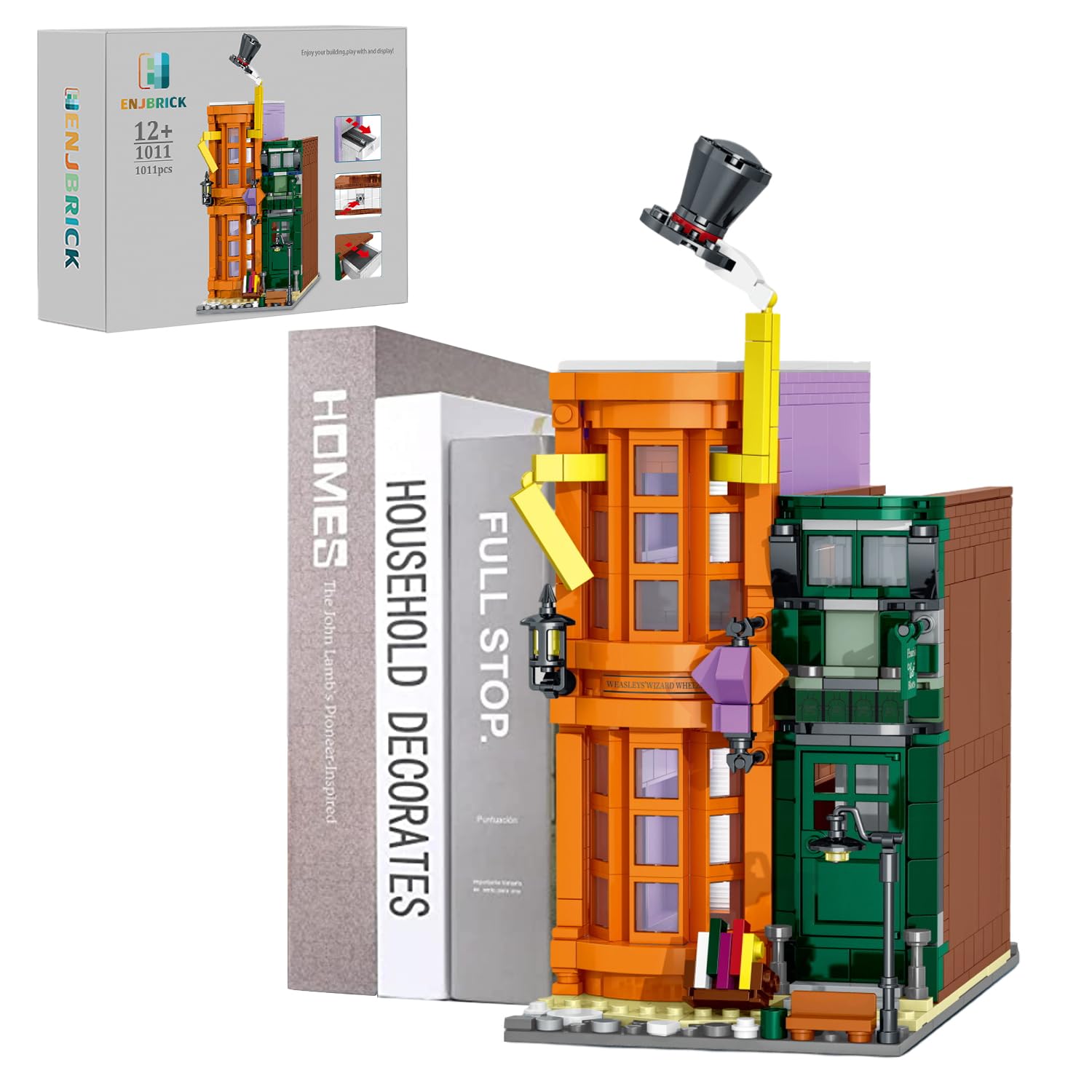 Book Nook Building Set Compatible with Lego for Adults,DIY Bookend ...