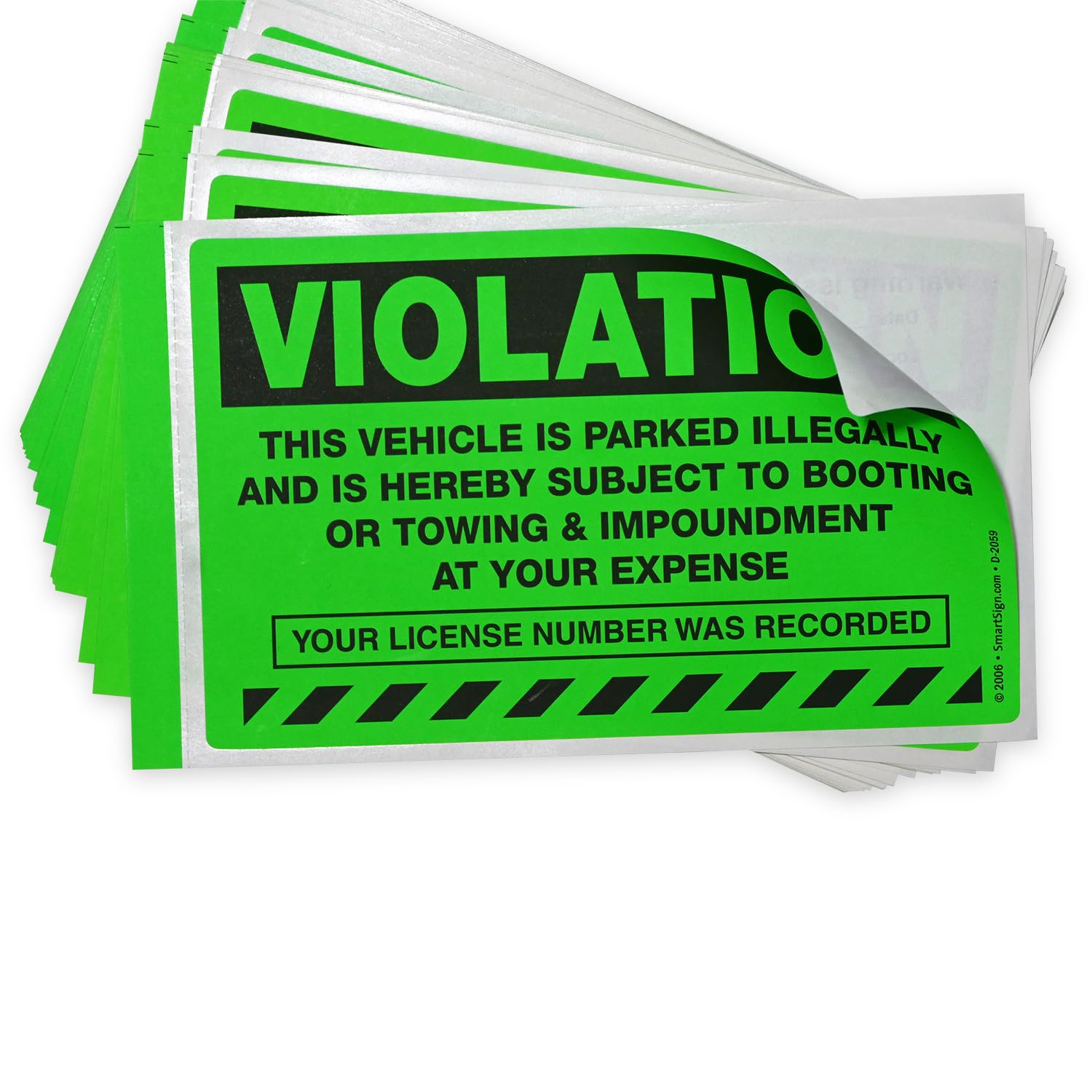 Mua SmartSign Parking Violation Stickers, Pack 50 Labels with Permanent ...