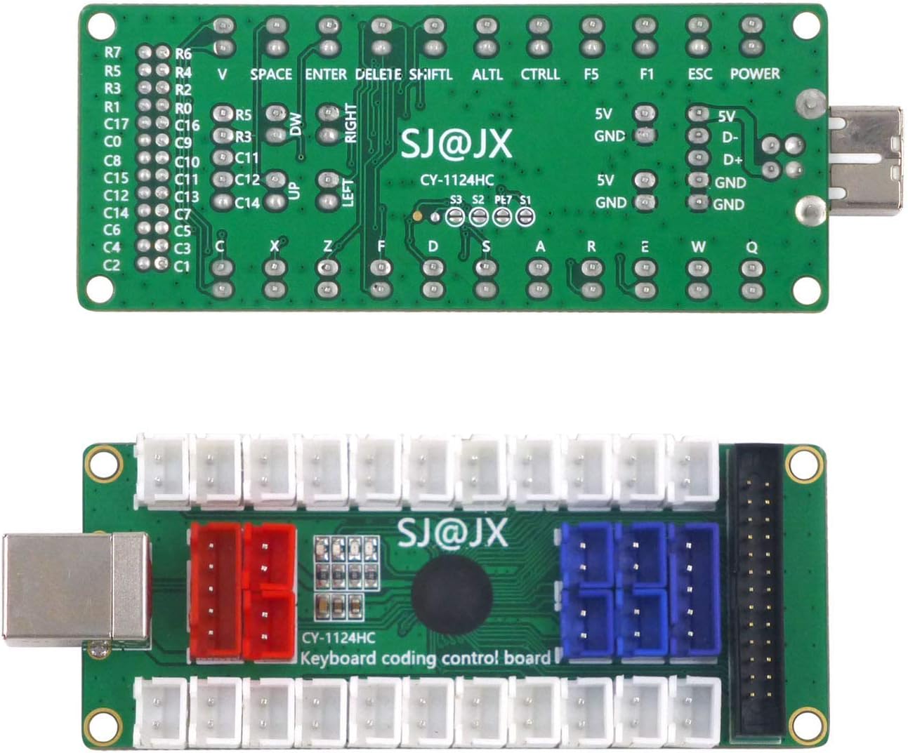 SJ@JX Development Keyboard Encoder Board Game Controller DIY LED ...