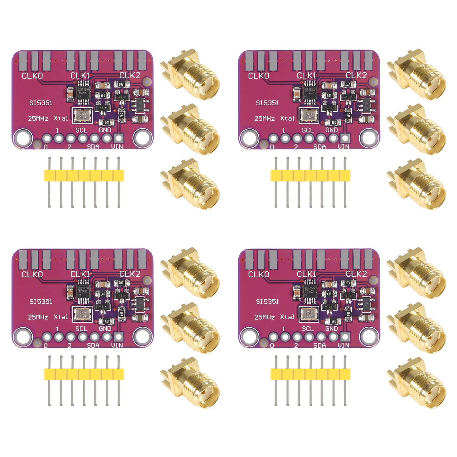 Mua 4pcs Si5351A I2C 25MHZ I2C High Frequency Signal Generator Breakout ...