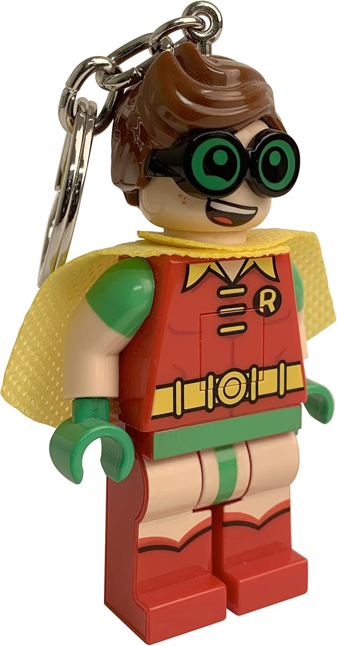 Amazon.com: LEGO Batman Movie Robin Keychain Light - 3 Inch Tall Figure ...