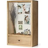 Amazon.com - FramePro Deep Shadow Box Frame 11x16 with Drawer and Soft Line Back, Display Case ...