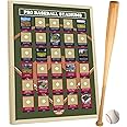 Amazon.com: Pro Baseball Stadiums Scratch Off Poster - Track Your ...