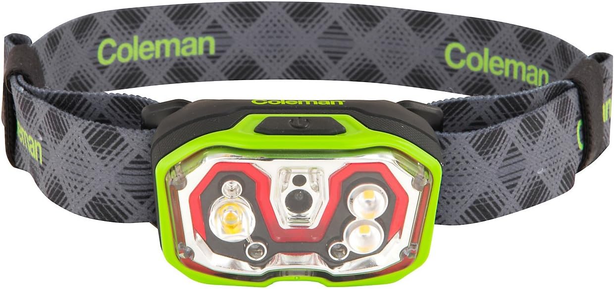 Coleman Battery Lock CXS+ 300 LITHIUM-ION RECHRG Head Torch – Green ...