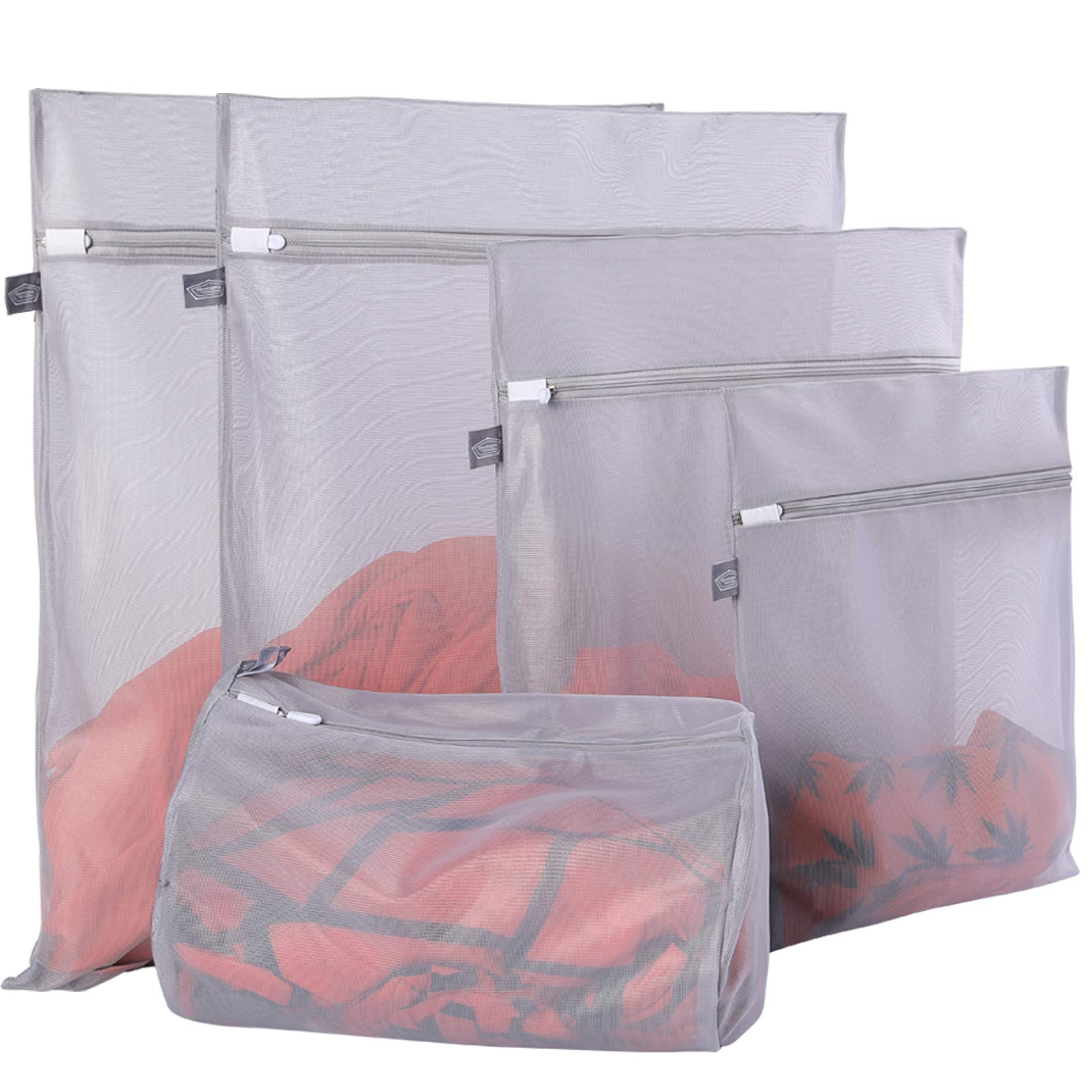 Kimmama Laundry Bag Mesh Wash Bags, Washing Machine Wash Bag, Net ...