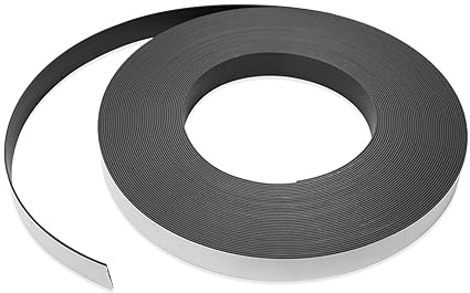 Master Magnetics Flexible Magnet Strip with White Vinyl Coating, 1/32 ...