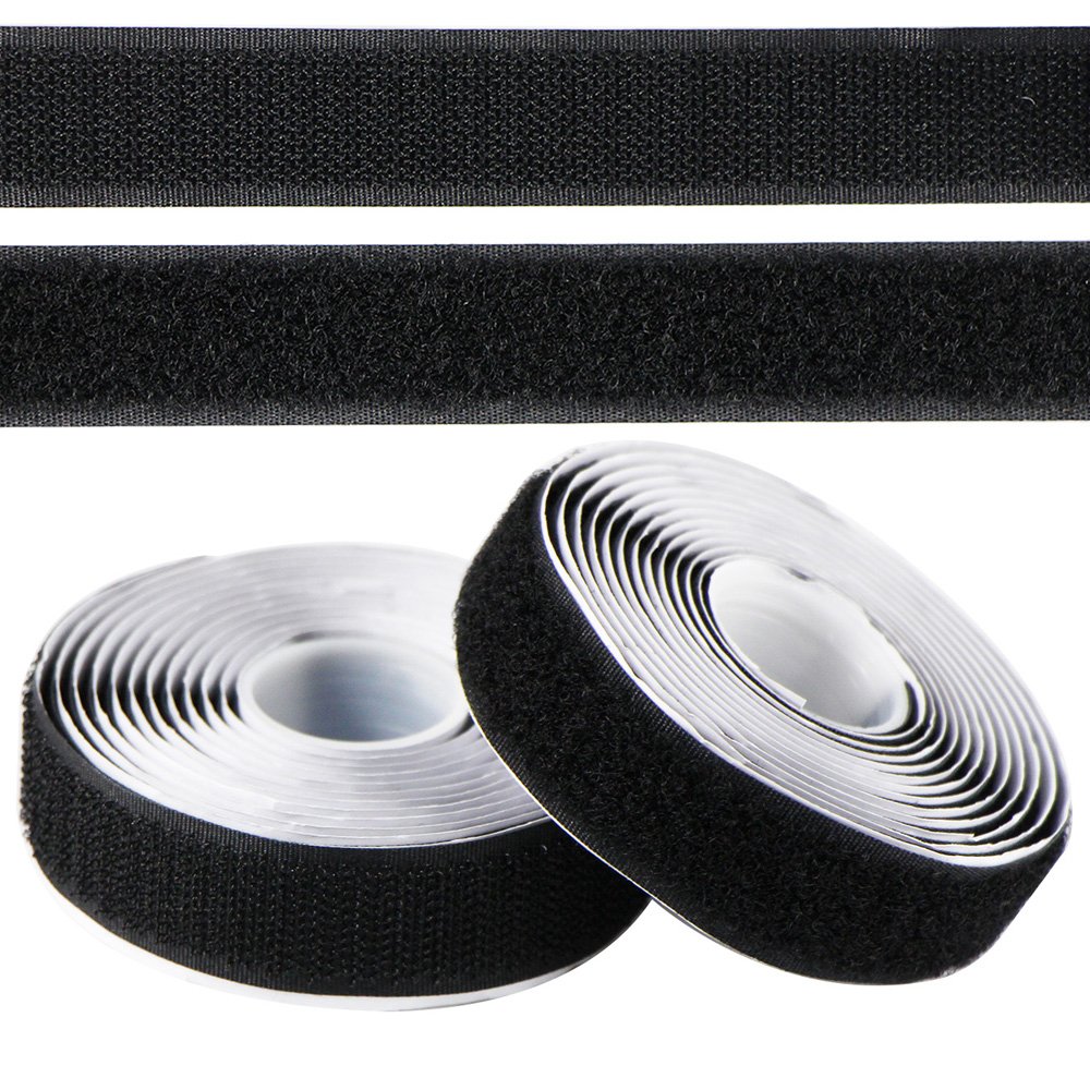EDGEAM Bandes scratch adhésif Hook Loop Autocollante 20mm large (2 ...