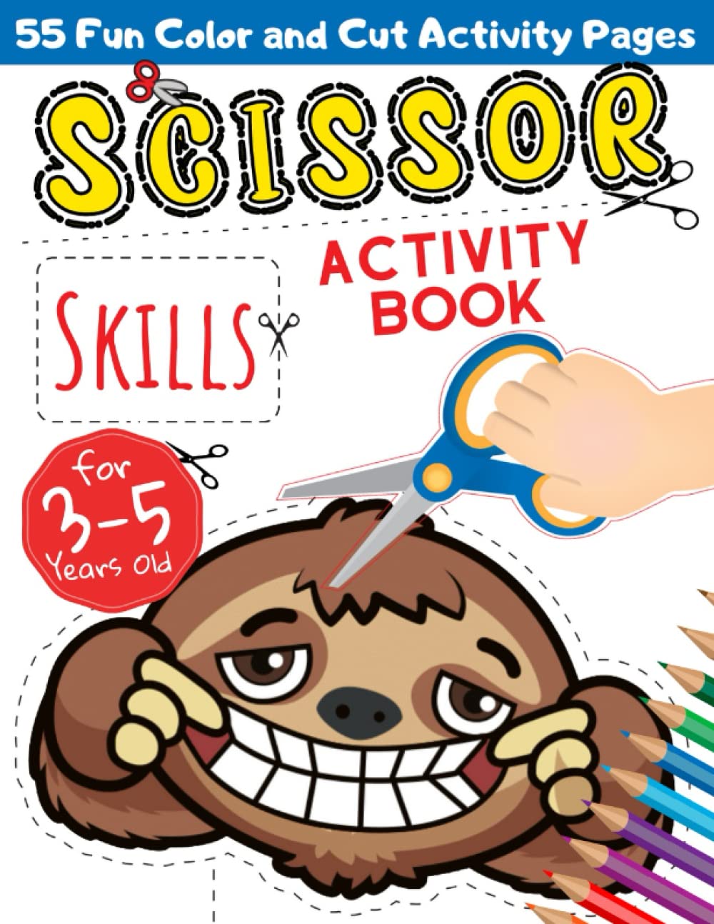 Mua Scissor Skills Activity Book for 3-5 Years Old: Cut and Paste ...
