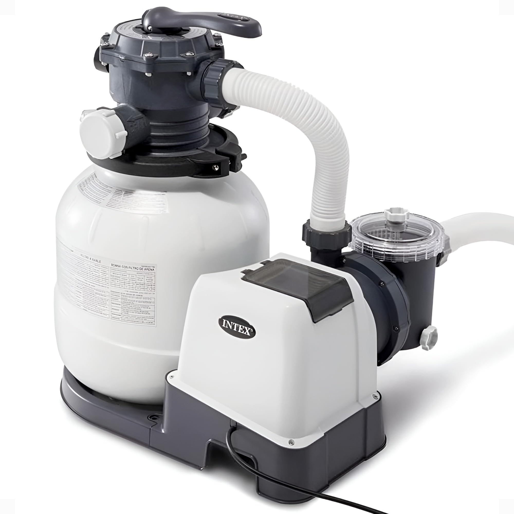 Intex SX2100 Krystal Clear Sand Filter Pump for Above Ground Pools ...