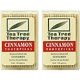Amazon.com: Tea Tree Therapy Toothpicks, Cinnamon, 100 Count: Health ...