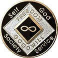 Amazon.com : Infinity Black and Silver NA Medallion Official Eternity ...