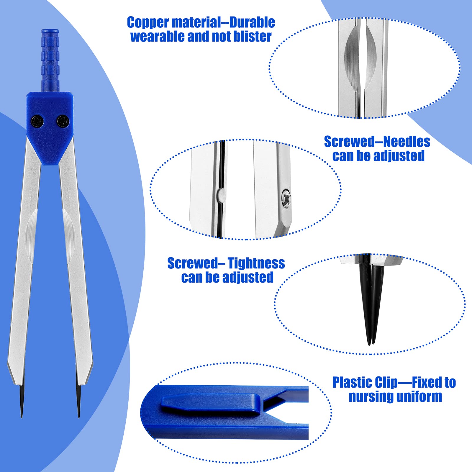 Mua 2 Sets EKG Calipers and EKG Ruler Combination Set ECG Calipers ...