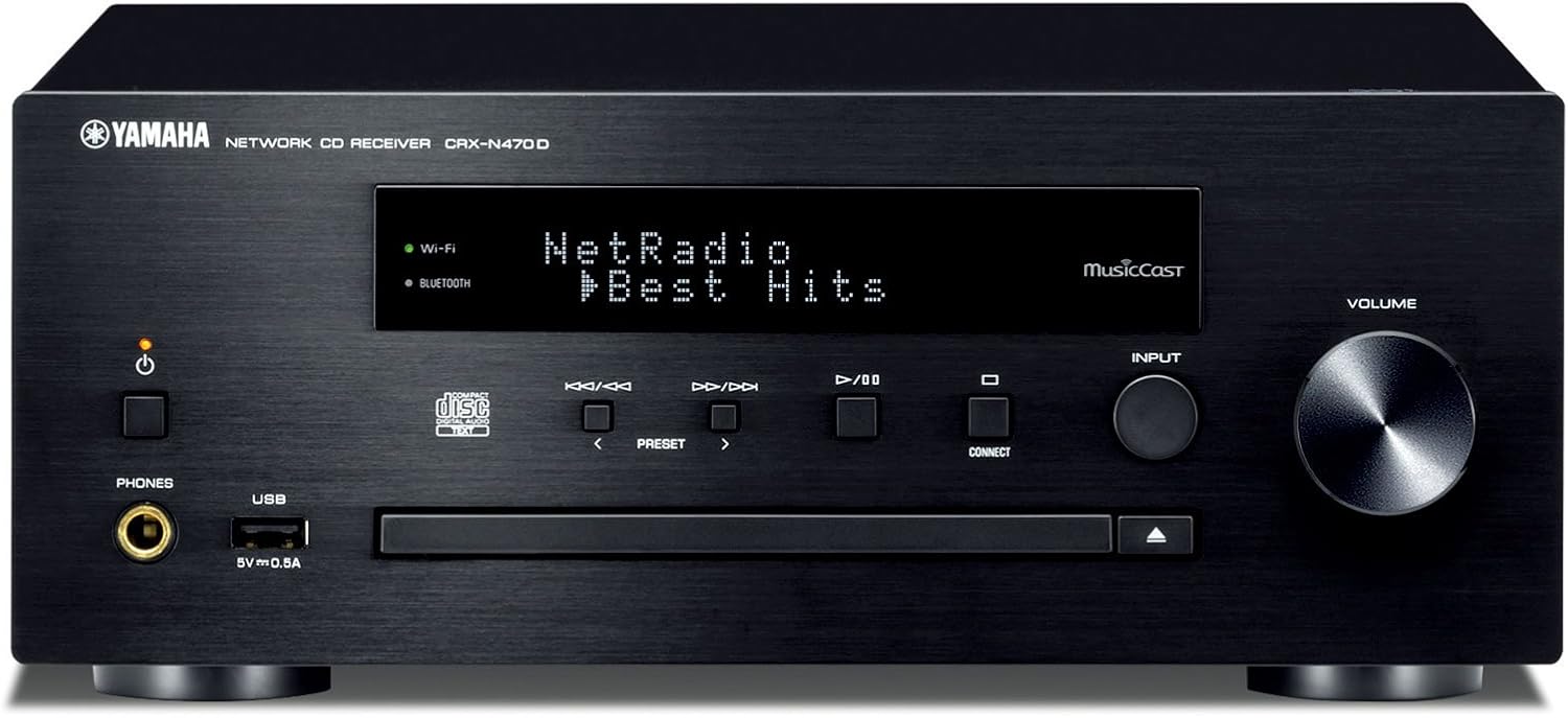 Yamaha MusicCast CRXN470D Compact Audio System with Built in Wifi ...