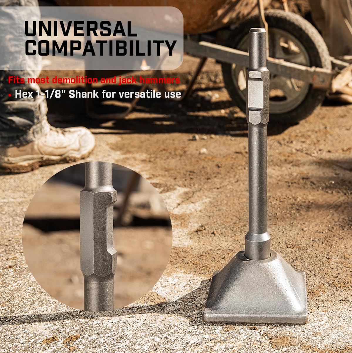 Mua Tamper Shank and Plate for Jack Hammer Bit Electric Demolition ...