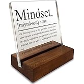 Amazon.com: Inspirational Desk Decor Sign, Motivational Wooden Sign ...