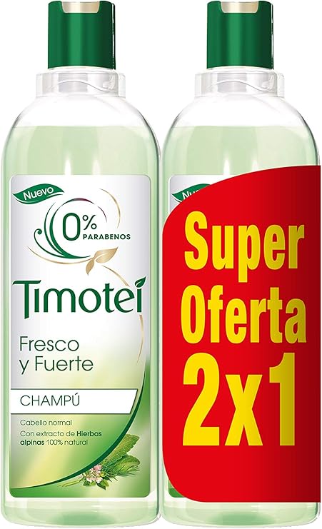 Timotei Shampooing 2 en 1 Herbes fraîches et fortes 400 ml: Amazon.fr ...