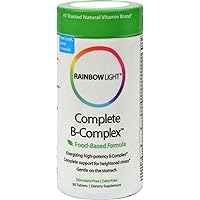Amazon.com: 2 Pack of Rainbow Light Complete B-Complex - 90 Tablets : Health & Household