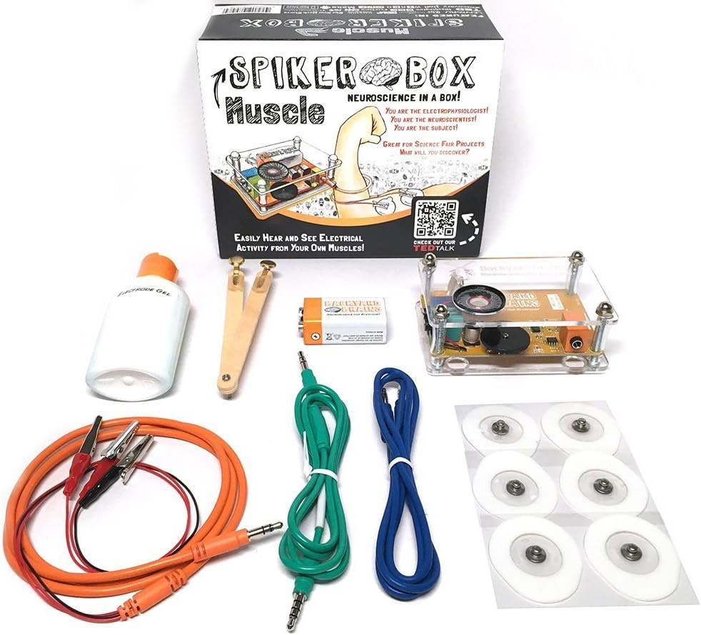 Backyard Brains Muscle Spikerbox: Neuroscience in A Box, Toys & Games ...