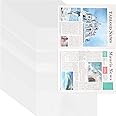 Amazon.com: Seajan 100 Pcs 24 x 16 Inch Clear Newspaper Bags Plastic ...