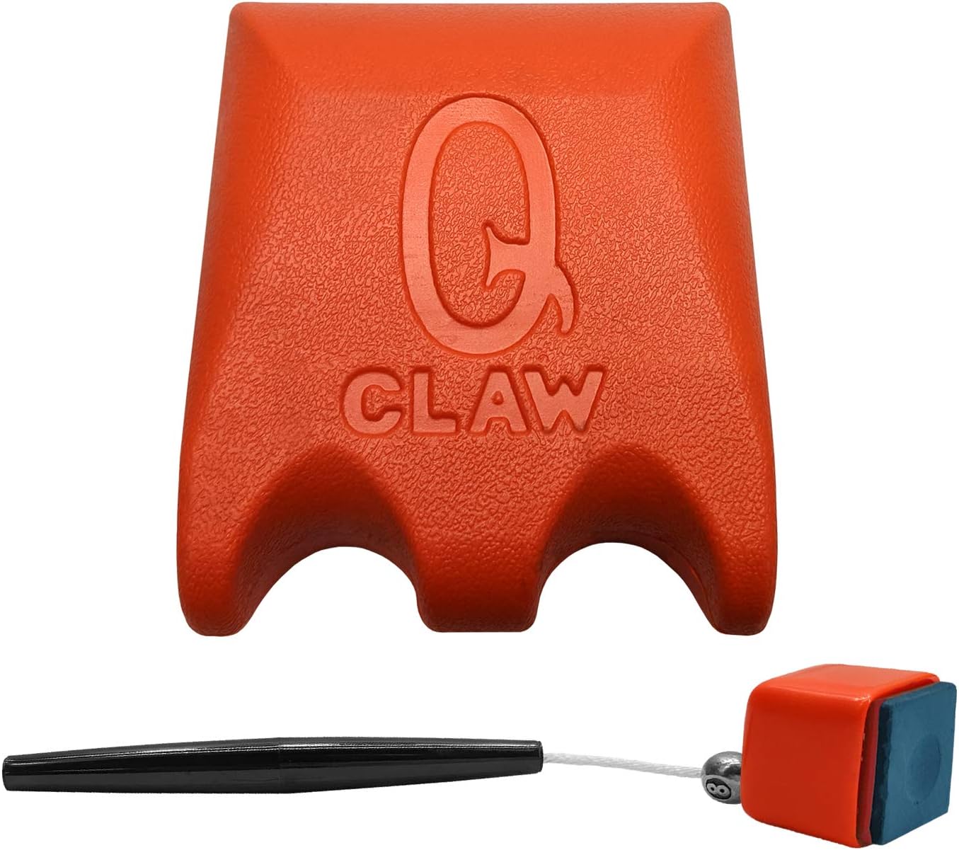 Amazon.com : Q Claw Orange 2 Pool Cue Holder with Pocket Chalker ...