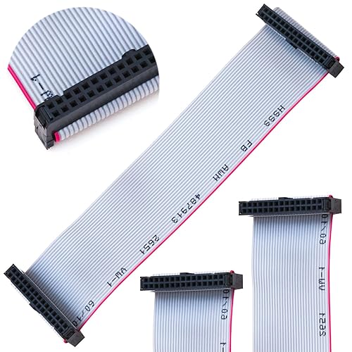 Keszoox IDC Cable IDE Flat Ribbon Cable Ribbon Cable IDC Cable ...