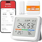 SwitchBot IP65 Indoor Outdoor Hygrometer Thermometer Wireless, 394ft ...