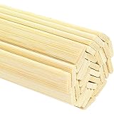 Amazon.com: Favordrory 15.7 Inches Wood Craft Sticks Natural Bamboo ...